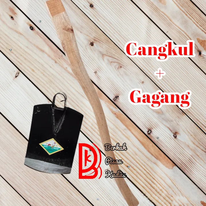 Cangkul Beserta Gagang Pacul Cap Ayam Jago Lokal - Cangkul Aduk Semen ...