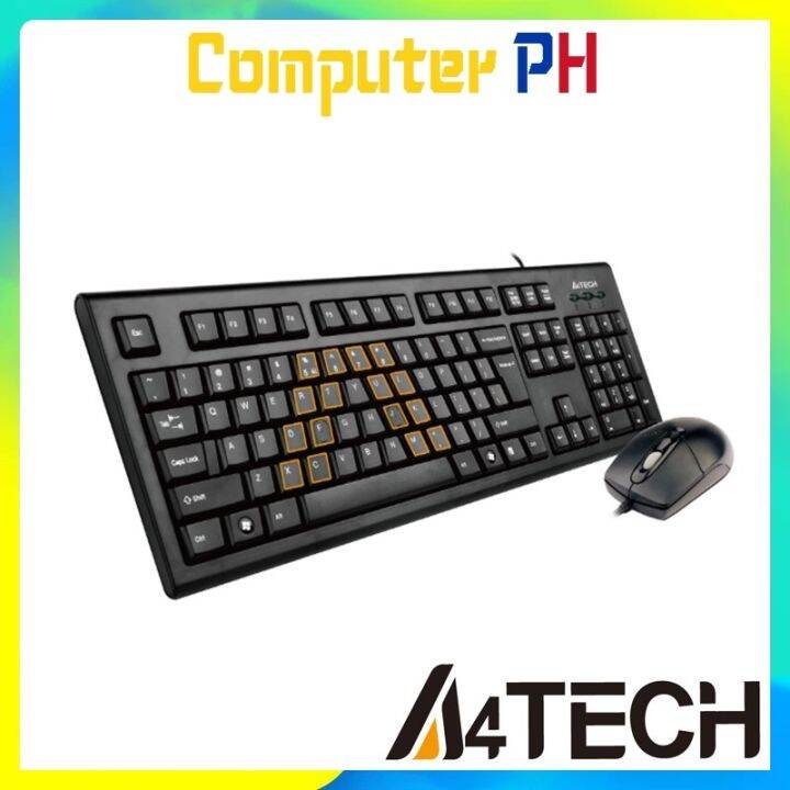 A4TECH Keyboard and Mouse CoMo BUNDLE (PS2/USB) | Lazada PH