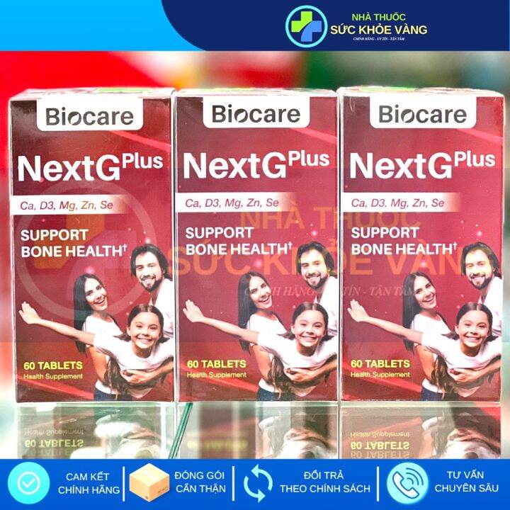 BIOCARE NEXTG PLUS - Viên Uống Bổ Sung Canxi và Vitamin, Khoáng Chất, Giúp Xương và Răng Chắc ...