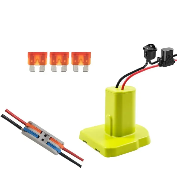 Power Wheels Adapter for Ryobi, DIY Power Output Connector 18V ONE+ ...