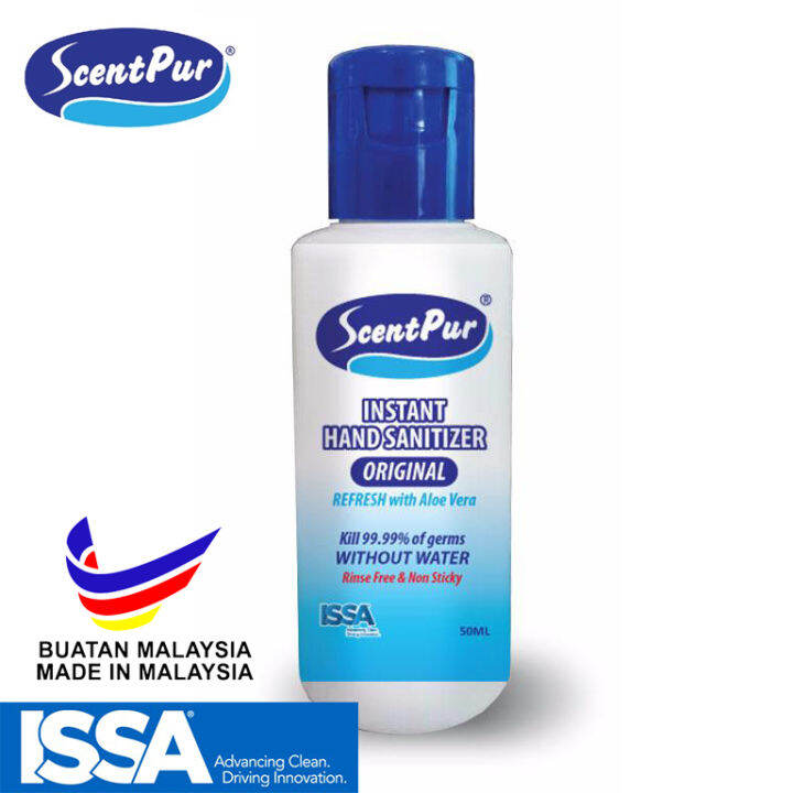 ScentPur instant Hand Sanitizer Anti Bacterial with Aloe Vera Kill 99. ...