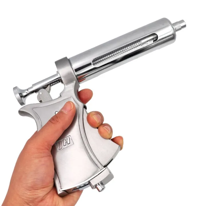 50ML Veterinary Metal Continuous Vaccine Injector Cattle Horse Sheep ...