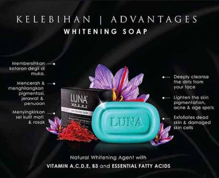 LUNA XPERT WHITENING SOAP reveal fresh and healthy ones | Lazada