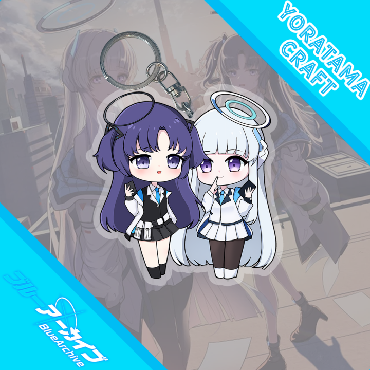 Gantungan Kunci Yuuka Noa Blue Archive, Keychain Anime Lucu | Lazada ...