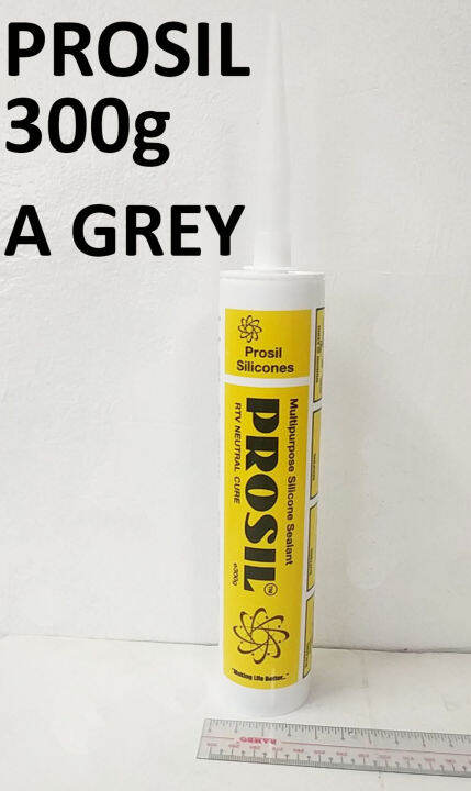 PROSIL SILICONE SEALANT MULTI PURPOSE GREY 300GRAMS -----------------------------GRAY GREY ...