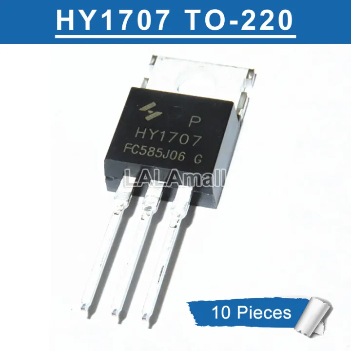 10pcs Original HY1707 TO-220 HY1707P TO220 70V/80A MOSFET Transistor new original IC | Lazada PH