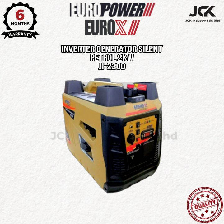 EUROX GOLD JI 2300 INVERTER GENERATOR 2000W | Lazada