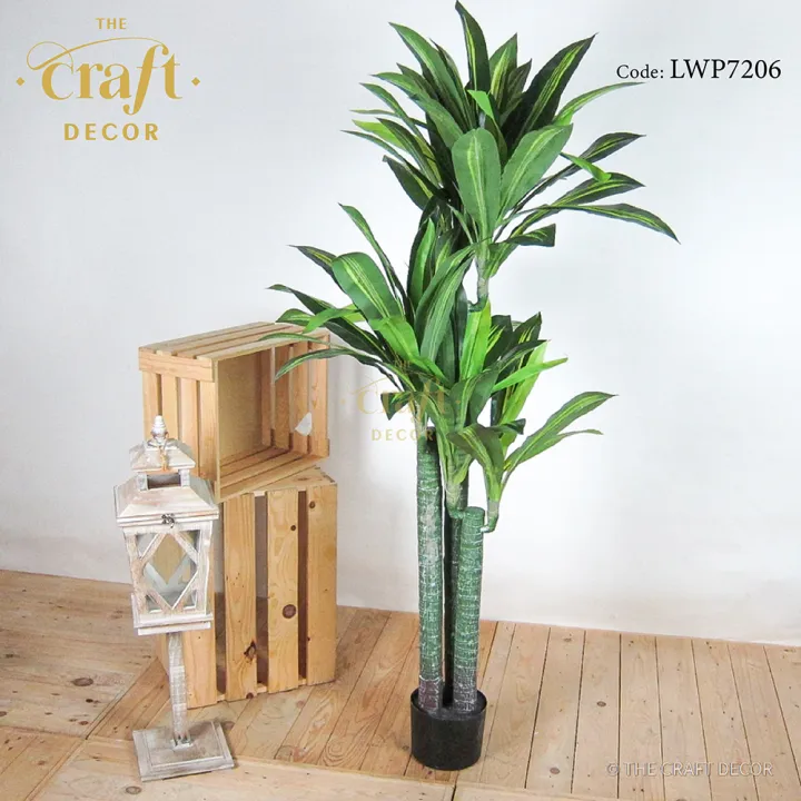 The Craft Decor Dracaena Tree With Pot | Pokok Hiasan | Artificial ...