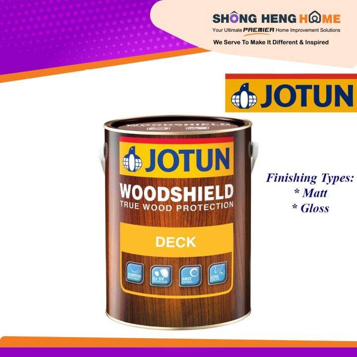 Jotun Woodshield True Wood Protection - DECK 1L (Gloss/Matt) PM COLOR ...