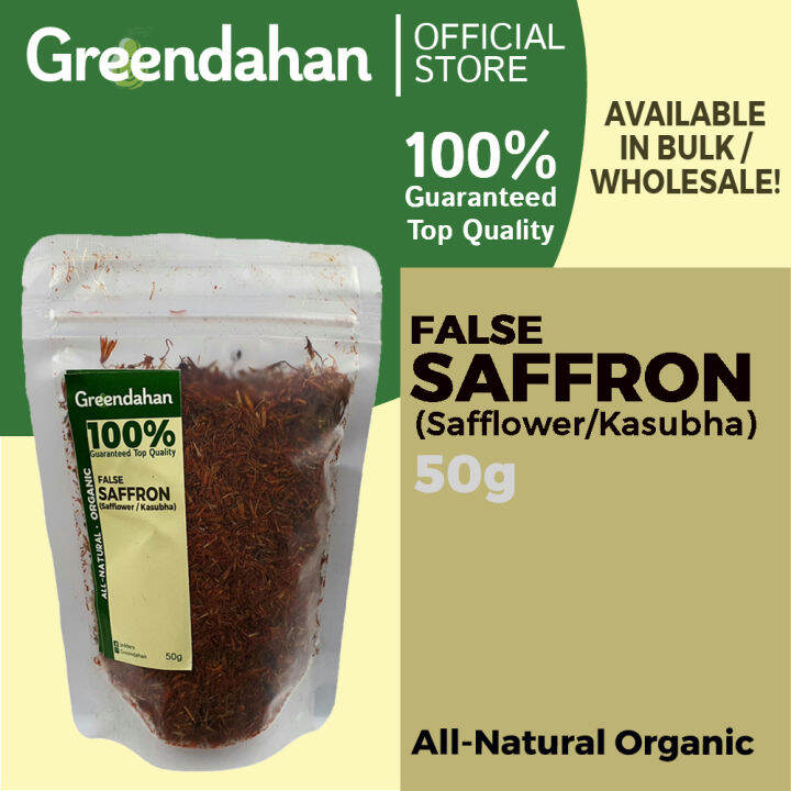 Greendahan FALSE Saffron 50g - Safflower, Kasubha Premium Quality ...