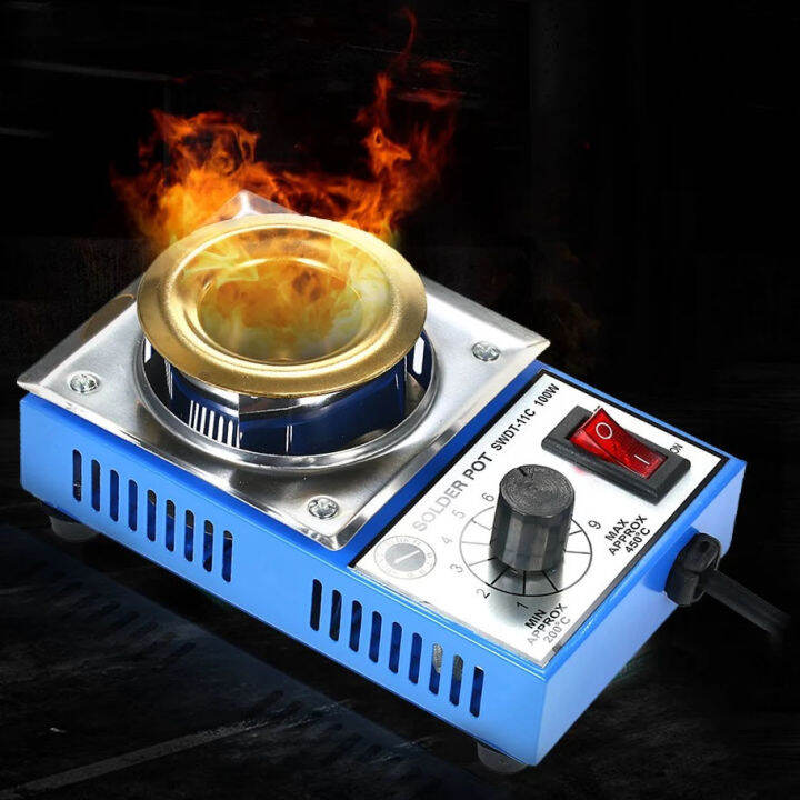 (( Mini Solder Pot 100W )) ~~~ Lead Free Titanium Coating Electric ...