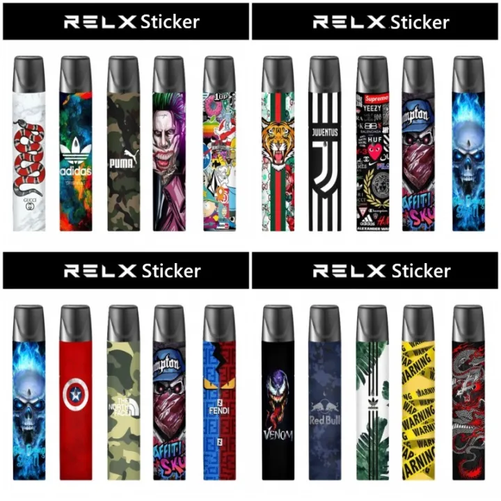 [Ship Today] Relx Classic Ultra-thin Sticker Skin Sport Fashion Words ...