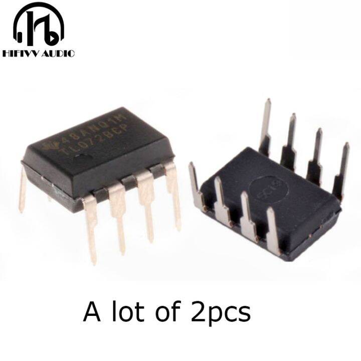 chip IC TL072BCP amplifier operational channel 2 preamplifier DAC of ...