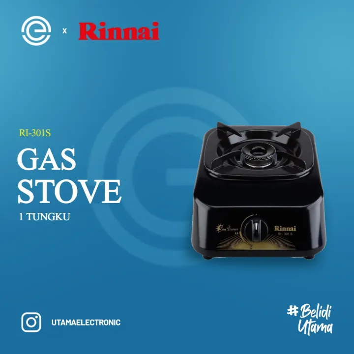 RINNAI Kompor Gas 1 Tungku RI-301S | Lazada Indonesia