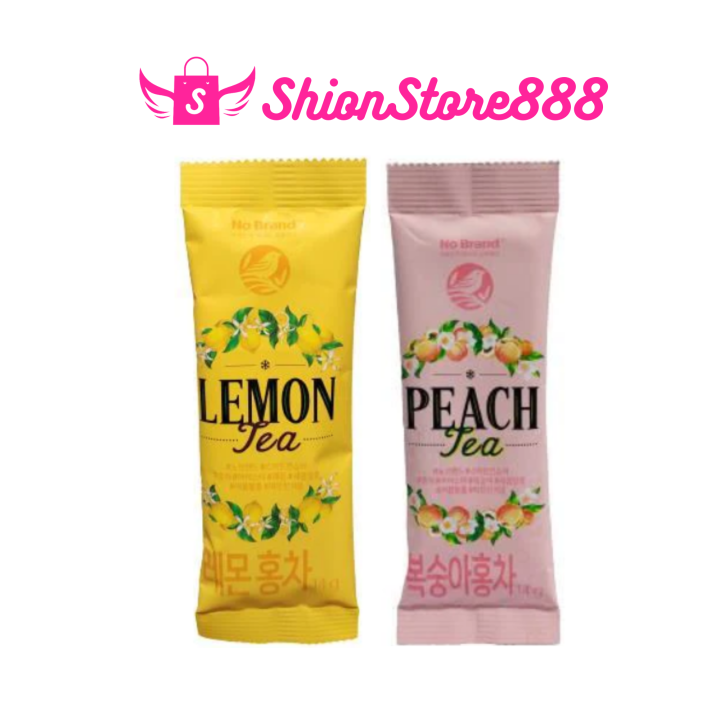 ShionStore888 No Brand Lemon Tea and Peach Tea Single Pack Authentic ...