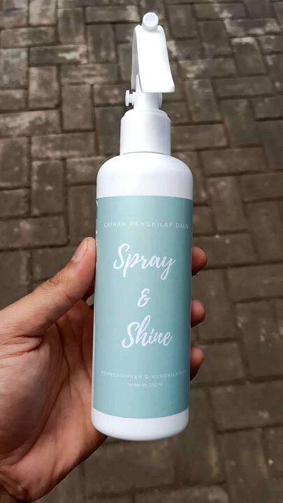 Spray & Shine Cairan Pengkilap Daun 250 ml Bunga Anggrek Pembersih ...