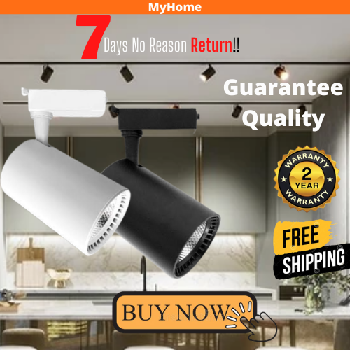 Quality LED COB Track Light Spot Light Ceiling 7W 12W 18W Black White ...