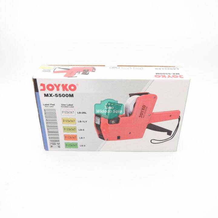 Alat Tembak Label Harga Joyko MX-5500M 1 Line 8 Digit - 1 Buah | Lazada ...