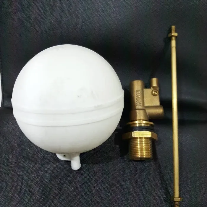 Pelampung Bola Otomatis Tangki Toren 1/2" Plampung Tandon Air Kuningan ...