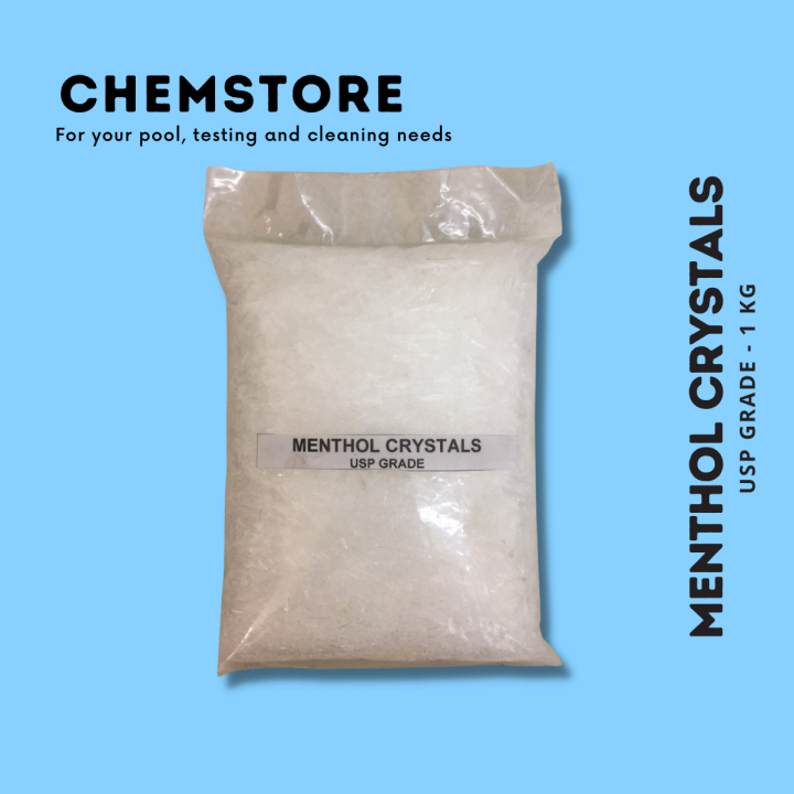 Menthol Crystals Mint USP Grade Approx 1 kilo Chemstore | Lazada PH