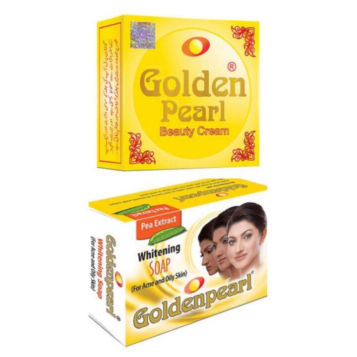 GOLDEN PEARL WHITENING CREAM + SOAP FOR SMOOTH, FAIR & GLOWING SKIN ...