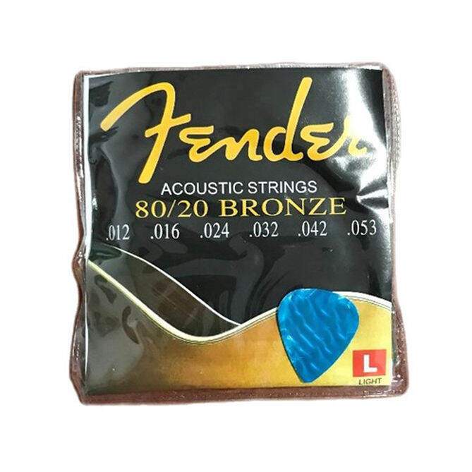 สายกีตาร์อะคูสติก 1-6 สตริง 012-053 fender Strings | Lazada.co.th