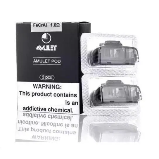 LEGIT 100 Uwell Amulet Replacement Pod Cartridge Amulet Pod Occ 2 PCS ...
