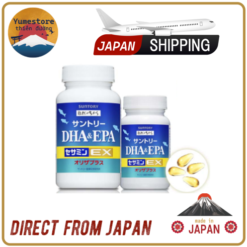 Suntory DHA & EPA + Sesamine EX 240 Tablet 60 Hari Suntory DHA & EPA + Sesuai, Suplemen Asam ...
