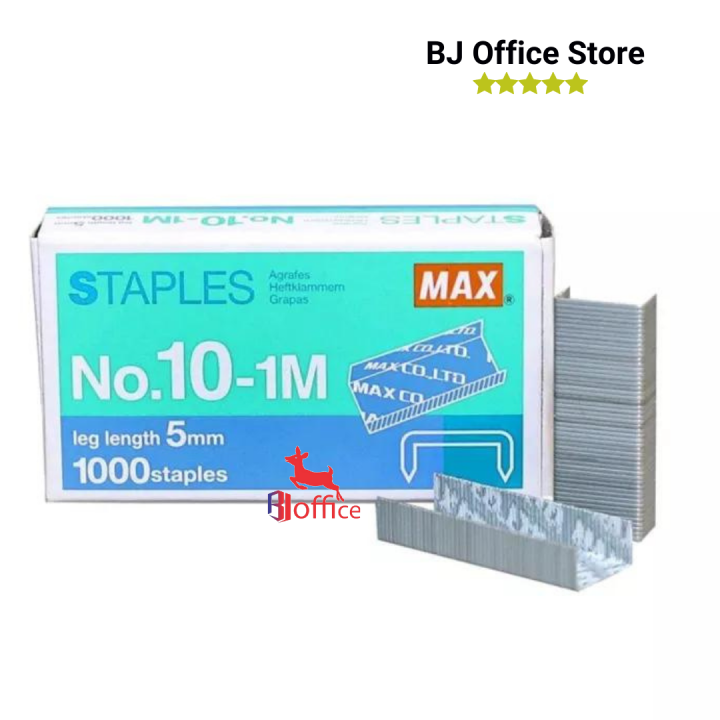 Staples max no 10 / Isi staples max no 10 / Isi staples kecil / Isi stapler / Pack | Lazada ...