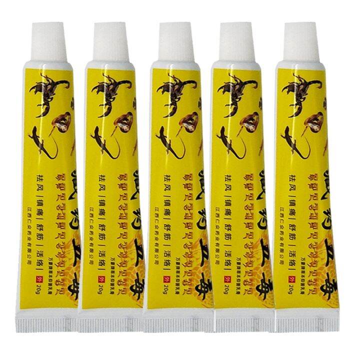 10Pcs Scorpion Back Joint Pain Relief Ointment Treatment Arthritis ...