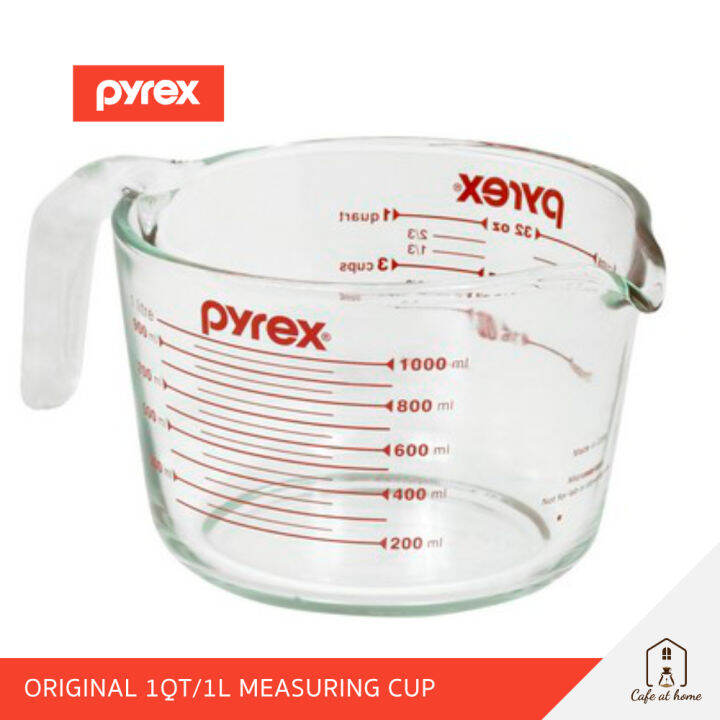 PYREX 1000 ML / 4-CUP Original Measuring Cup (32 oz) แก้วตวง ถ้วยตวง ไพเร็กซ์ | Lazada.co.th