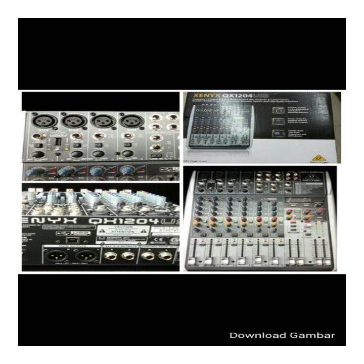 Mixer Behringer XENYX QX 1204 USB ( 12 channel ) | Lazada Indonesia
