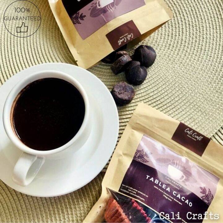 Cali Crafts. Unsweetened Tablea Cacao (170grams) 10 pieces Medium Sized ...