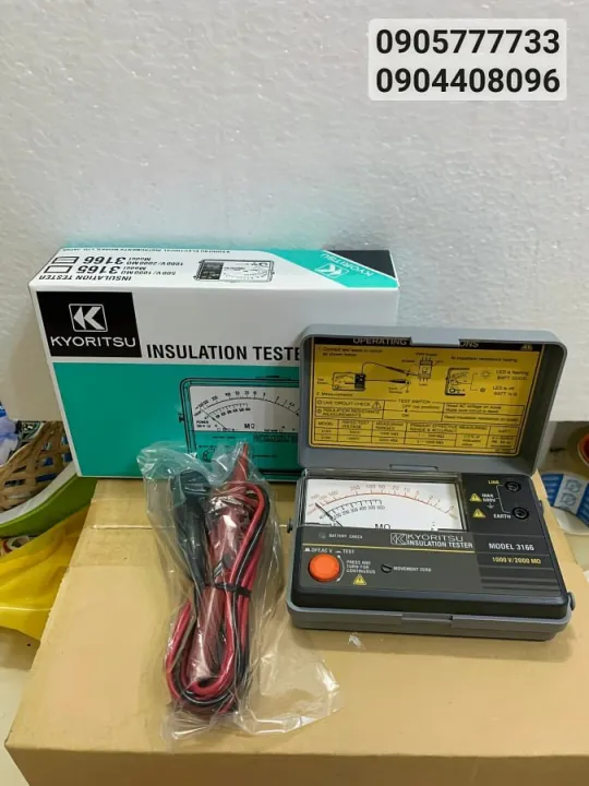 Đồng hồ đo điện trở cách điện Kyoritsu 3166 | Lazada.vn