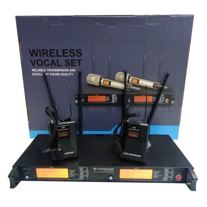 Mic Wireless Sennheiser SKM 9000 / SKM9000 CLIP ON Multi Channel 4 ...