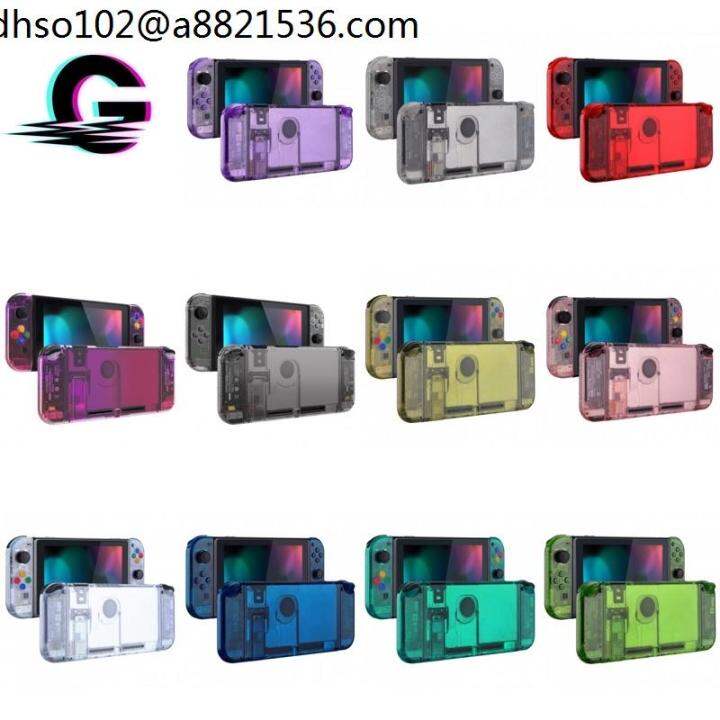 Transparent Shell Bundle Full Set Joycon and Backplate Replacement ...