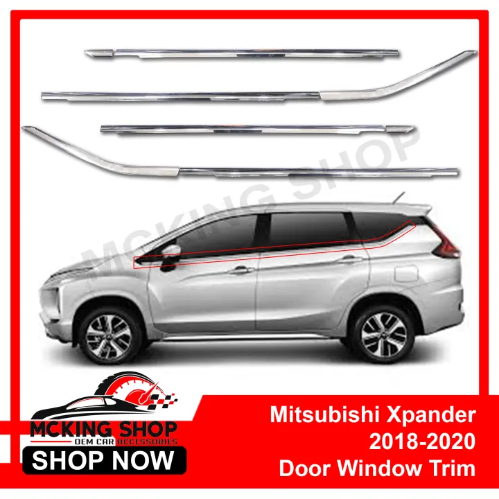 Mitsubishi Xpander 2018-2020 Door Window Trim Chrome | Lazada PH