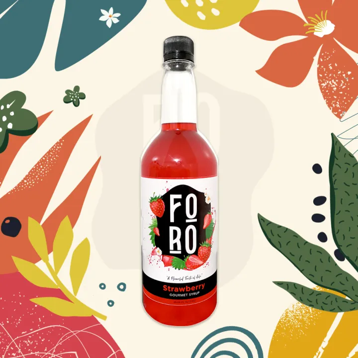 Strawberry Syrup 1kg - FORO Gourmet | Lazada PH