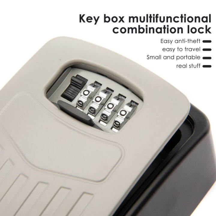 Extra Large Combination Key Storage Lock Box，Outdoor Key Safe Wall ...