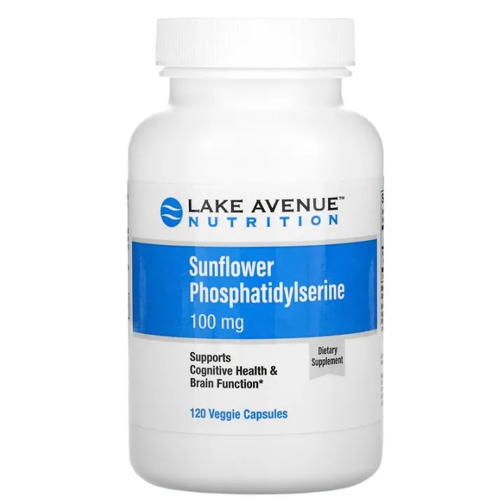 Lake Avenue Nutrition, Sunflower Phosphatidylserine, 100 mg, 120 Veggie ...
