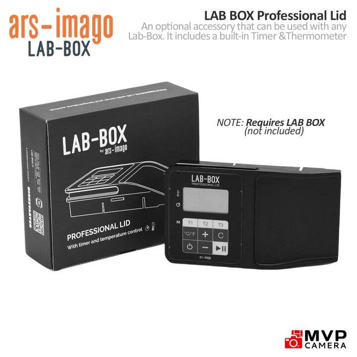 Ars-Imago LAB-BOX Professional PRO LID with built-in Timer Thermometer ...