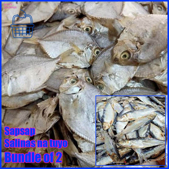 Bundle of 2 Dried Sapsap & Salinas na Tuyo freshy dried Unsalted Dried ...