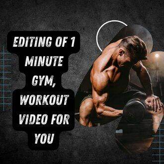 Editing of 1 minute Gym, Workout Video For you | Gym | Editing | Adobe ...