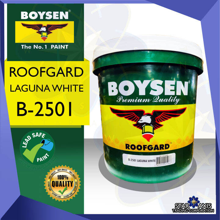 BOYSEN ROOFGARD LAGUNA WHITE B-2501 16L | Lazada PH