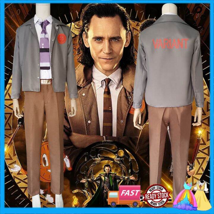 Movie Loki Cosplay Costume Uniform Full Set Halloween Outfit905 | Lazada PH