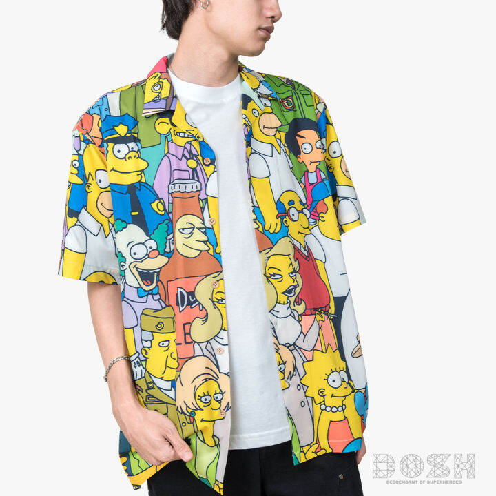 DOSH HAWAII COLLECTION THE SIMPSONS เสื้อเชิ้ต ผู้ชาย DSIMS5000-YE ...