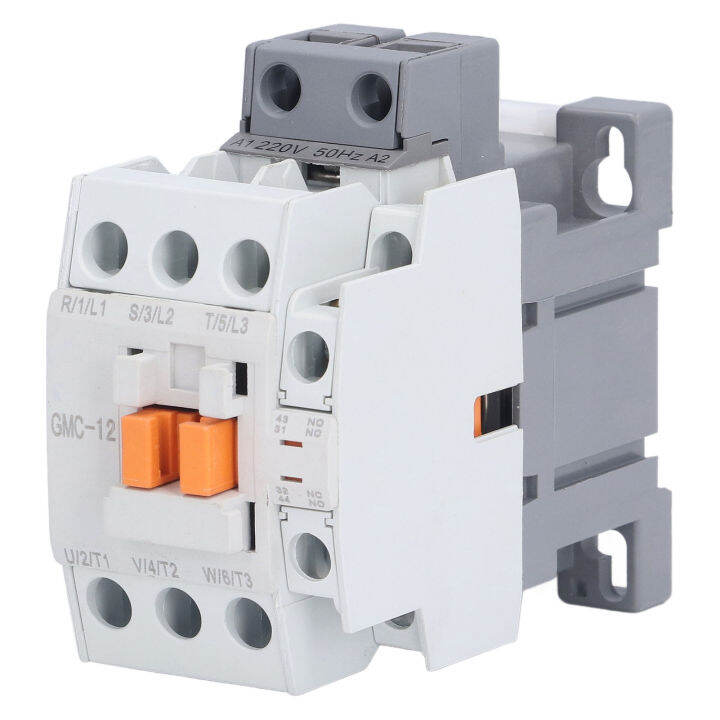 AC Contactor DIN Rail Mount Household Circuit Control Contactor 1NO 1NC ...