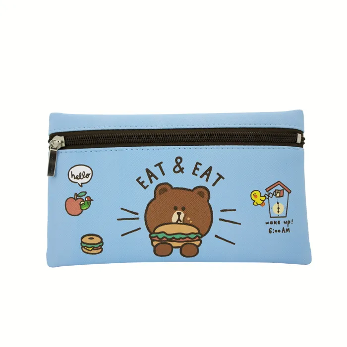 LINE FRIENDS Brown Multipurpose Pouch Line Friends Pouch Bag Gift Ideas ...