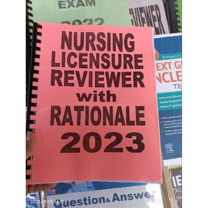 nursing licensure reviewer W/rationale 2023 | Lazada PH