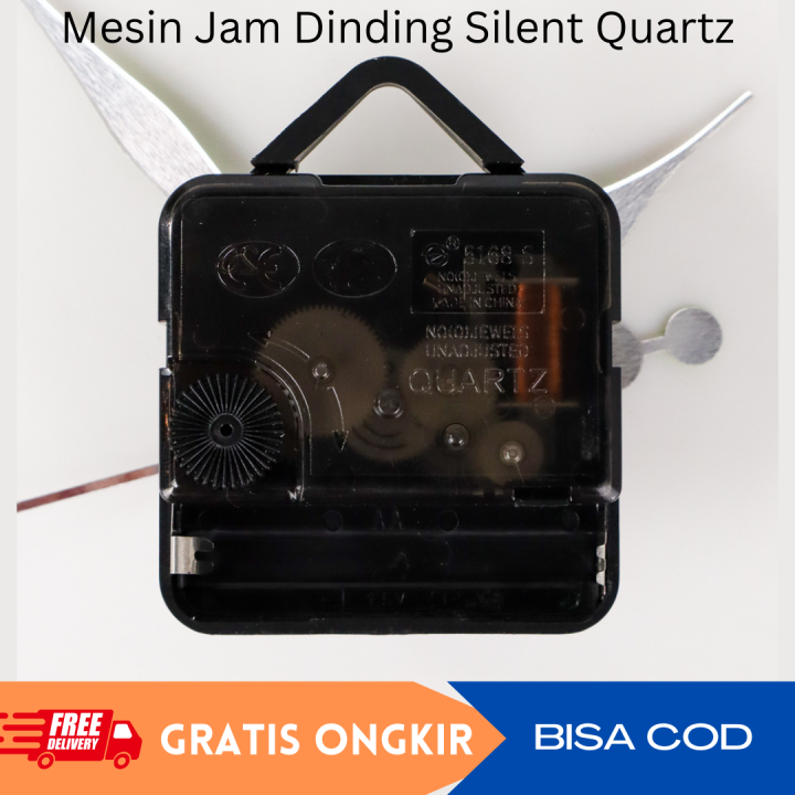 Mesin Jam Dinding Pengganti Replacement DIY Silent Quartz Sweep untuk ...
